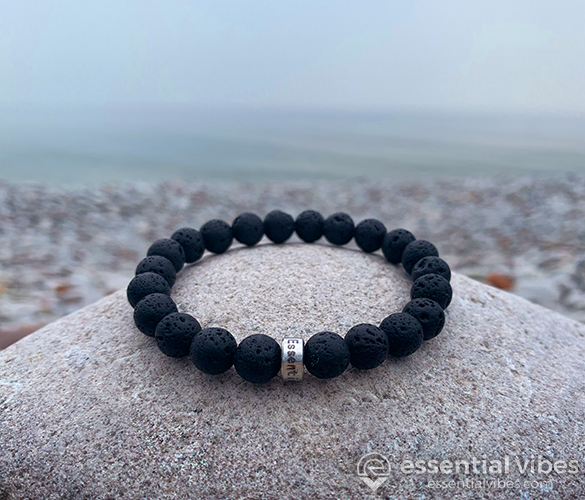 Lava Bead Diffuser Bracelet (charged with Earth Frequency) – Essential ...